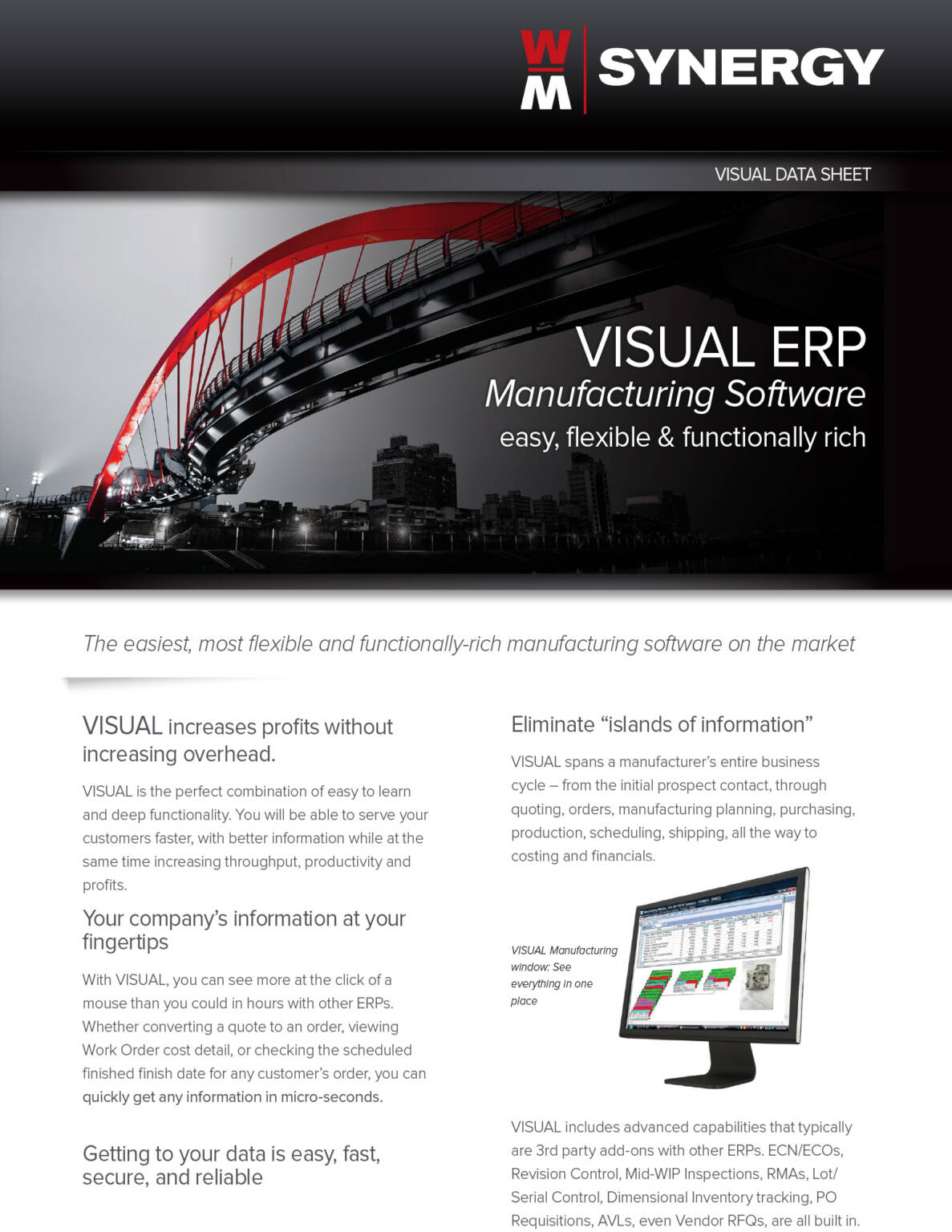 Infor VISUAL Brochure | WM Synergy