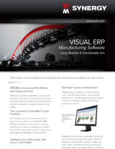 Infor VISUAL Brochure | WM Synergy